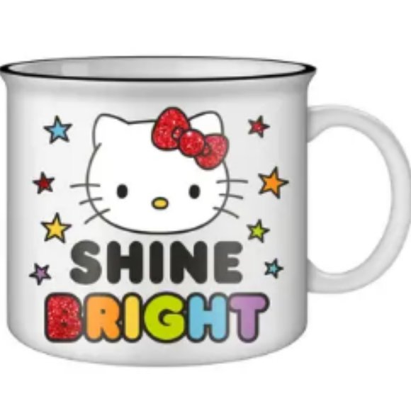 Hello Kitty | Dining | Hello Kitty Shine Bright Glitter Mug | Poshmark